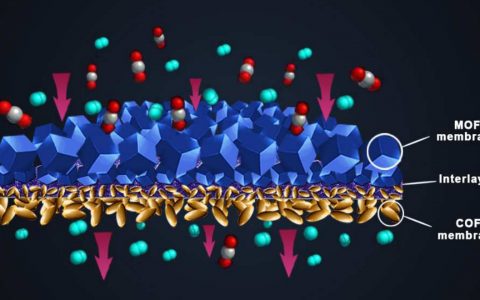 吉大裘式纶教授组JACS：COF-MOF复合膜的制备及其对H2/CO2混合气体的高效选择性分离 - 材料牛