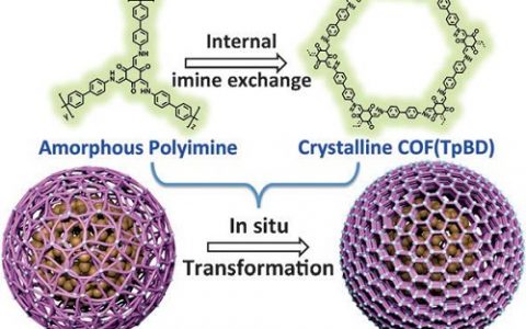 Angew. Chem. Int. Ed. 复旦大学：形貌转变得到具有近红外光热转换能力的COF复合纳米球 - 材料牛